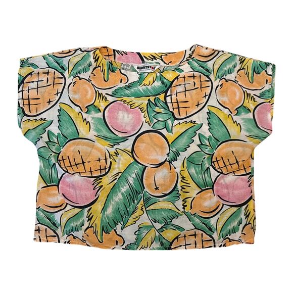 Showstop | Tops | Vintage Showstop Apparel Industries Peach Pineapple ...